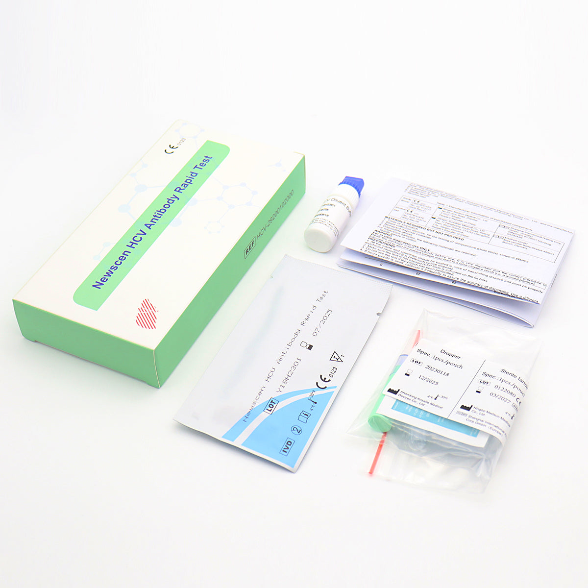 3 in 1 STD Rapid Home Test Kits for H.I.V/H.C.V/S.YPHILIS 3 Test Ki...