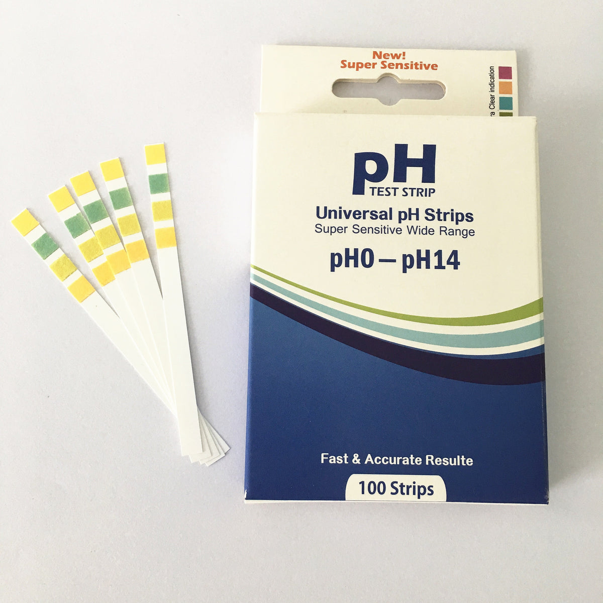 PH Test Strips 0-14 100 Strips Universal Litmus Paper pH Test Strip...